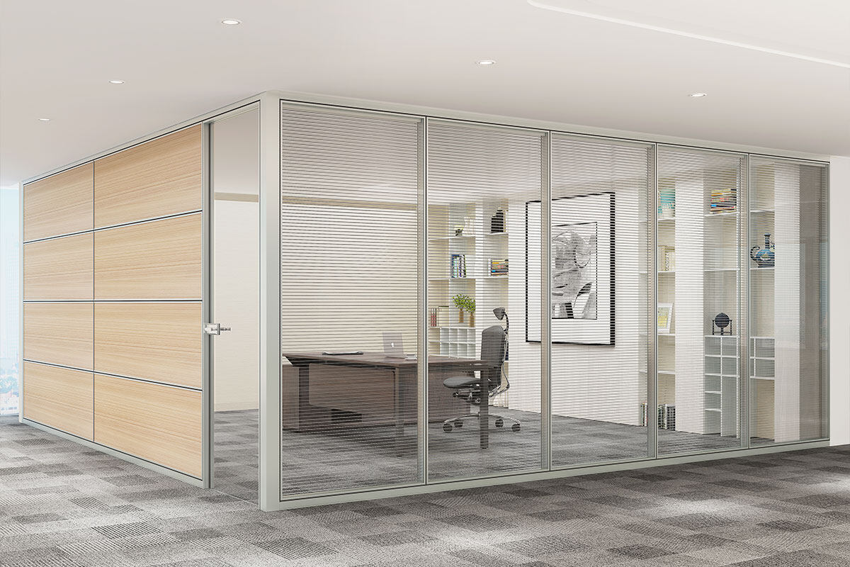 HK85 double glazed glass partition | M&W